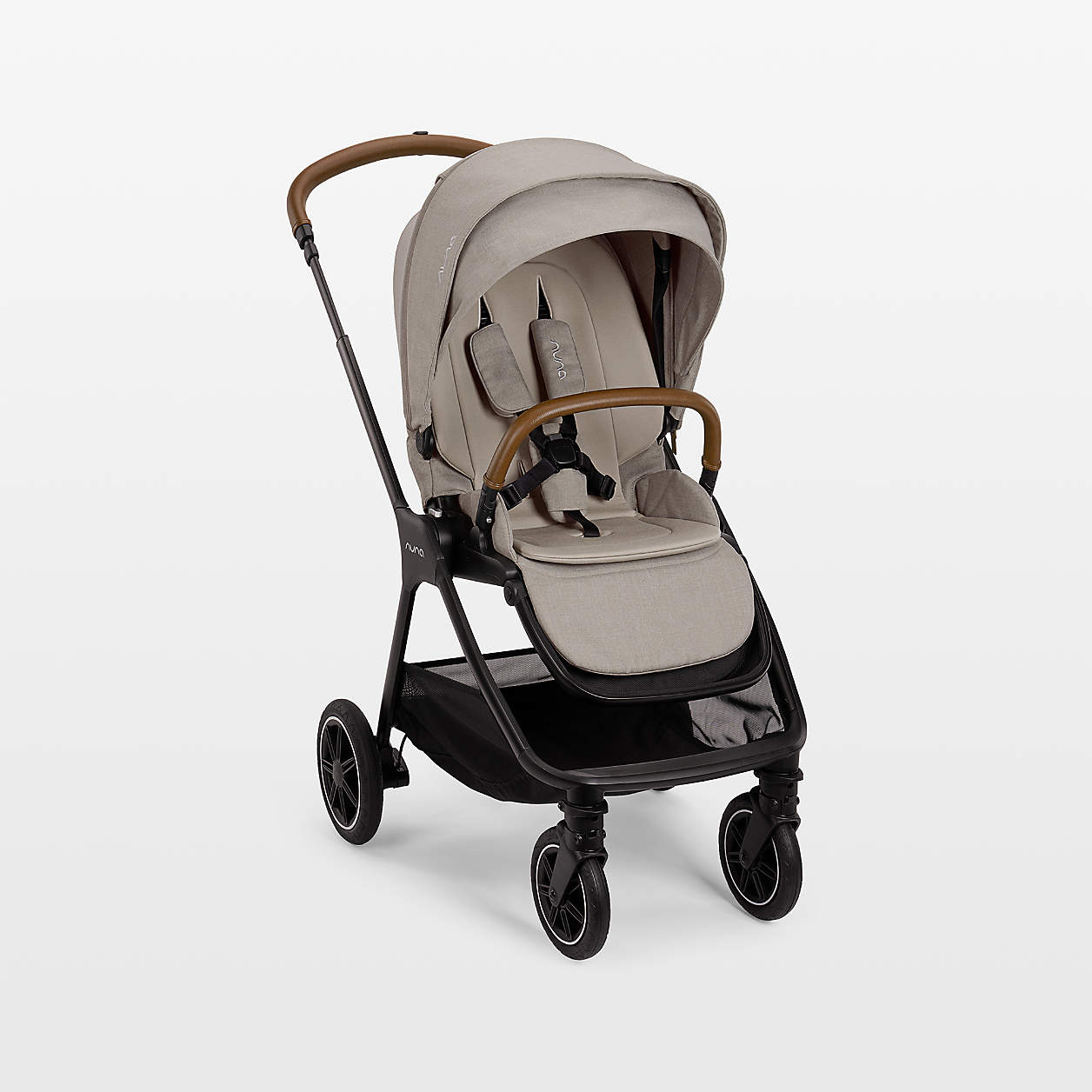 Nuna TRIV next Hazelwood Brown Compact Foldable Baby Stroller | Crate ...