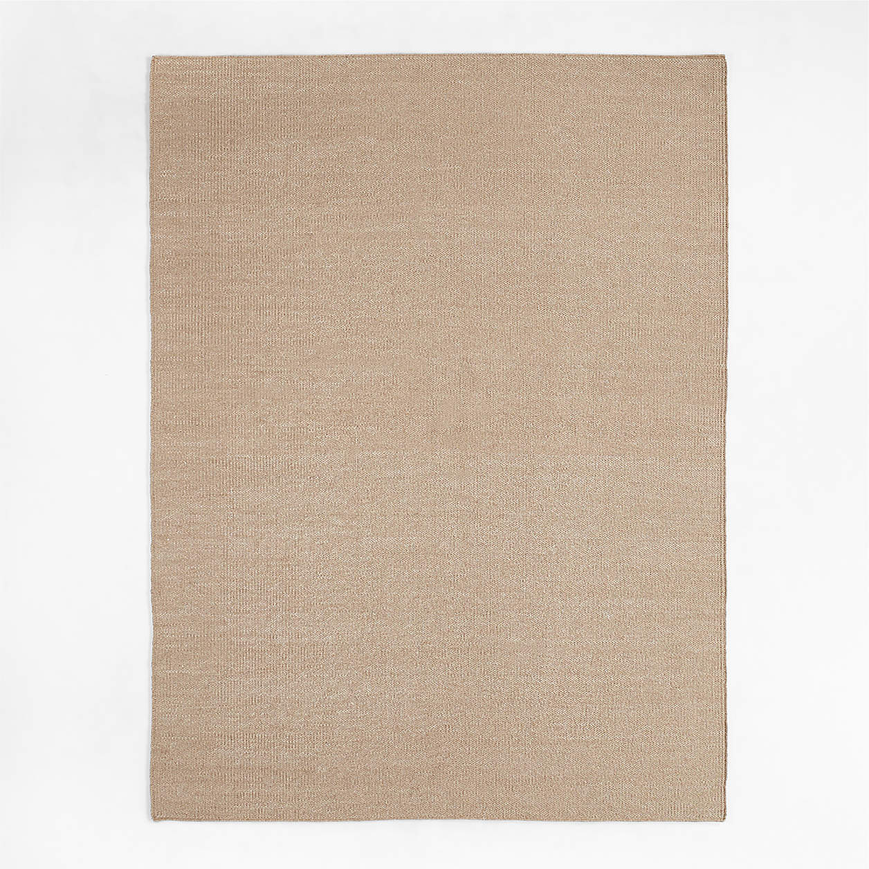 Taos Camel Brown Indoor/Outdoor Area Rug 9'x12' | Crate & Barrel