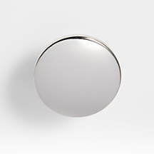 Tapered Polished Chrome Cabinet Knob + Reviews | Crate & Barrel