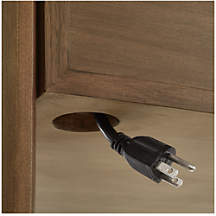 Tate Walnut Bookcase Desk with Outlet + Reviews | Crate & Barrel Canada