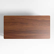 Tate Walnut Wood 48" Rectangular Storage Coffee Table + Reviews | Crate ...