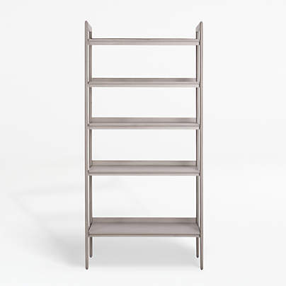 Tate Stone Wide Bookcases, Set of 3 | Crate & Barrel