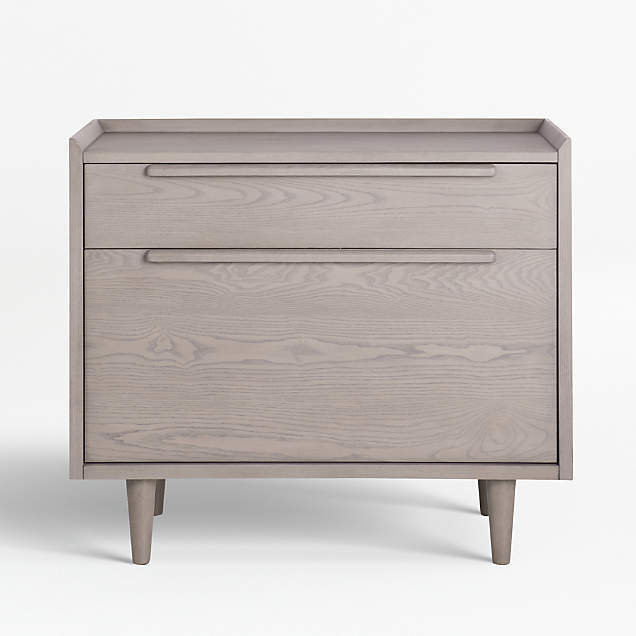 Oxford Black Lateral File Cabinet + Reviews | Crate & Barrel