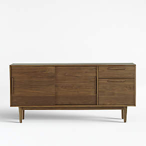 Tate Walnut 9 Drawer Dresser Reviews Crate Barrel