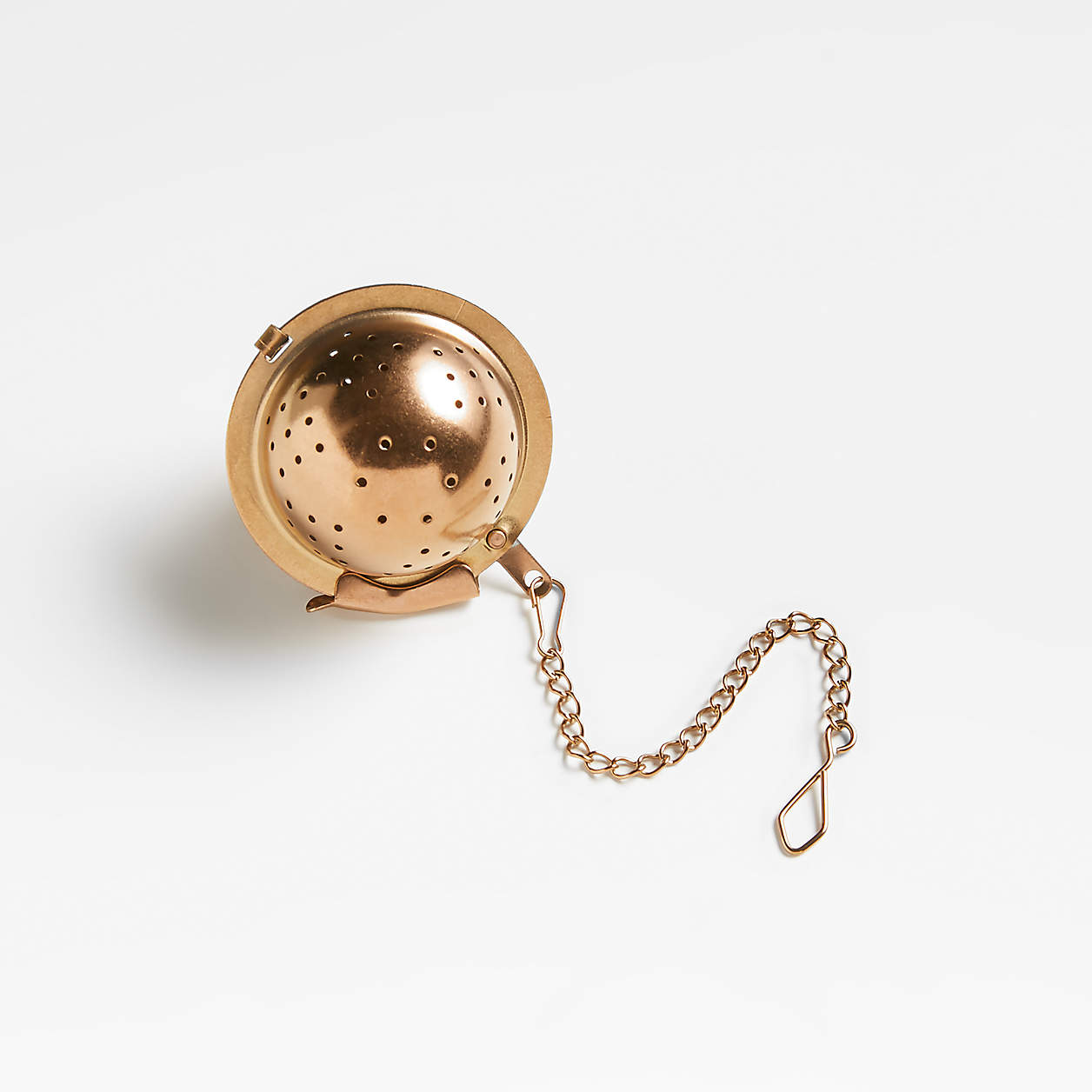 Rose Gold Tea Ball Infuser | Crate & Barrel