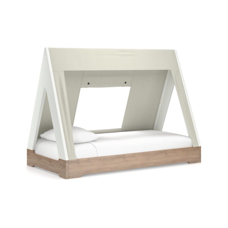 Kids Wood Tent Bed Frame Set + Reviews | Crate & Kids