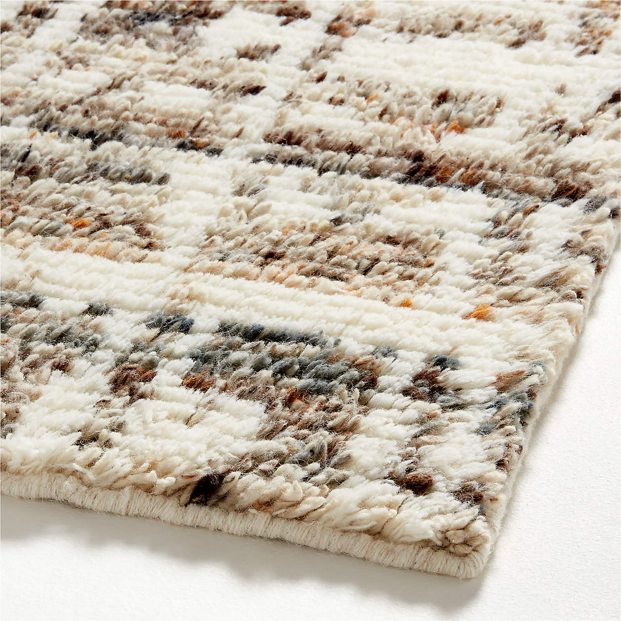 Telluride Wool Tan Rug Swatch 12"x18" | Crate & Barrel Canada