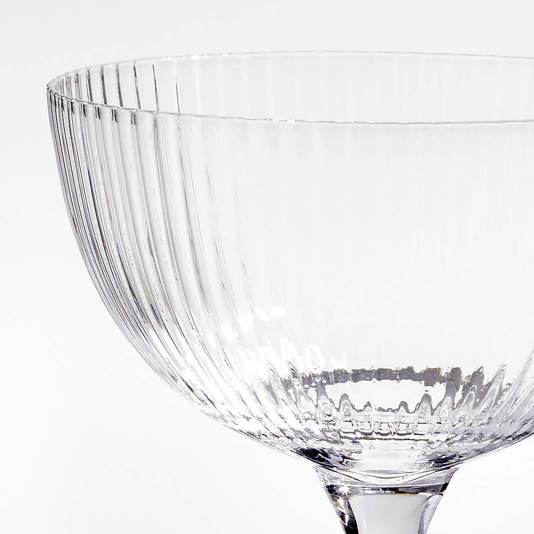 Crate And Barrel Coupe Glasses