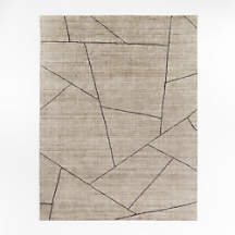 Teramo Pet-Friendly Performance Abstract Dark Taupe Area Rug 8'x10 ...