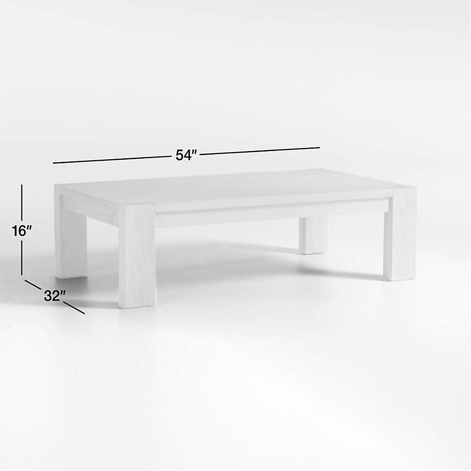 Terra Smoke Oak Coffee Table | Crate & Barrel