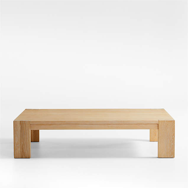 Terra Natural Oak Dining Bench | Crate & Barrel