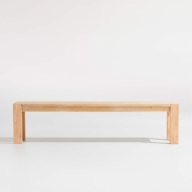 Terra Natural Oak Bed | Crate & Barrel