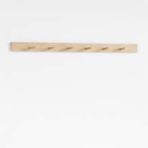 Terra Natural White Oak Wood Wall Hooks + Reviews | Crate & Barrel