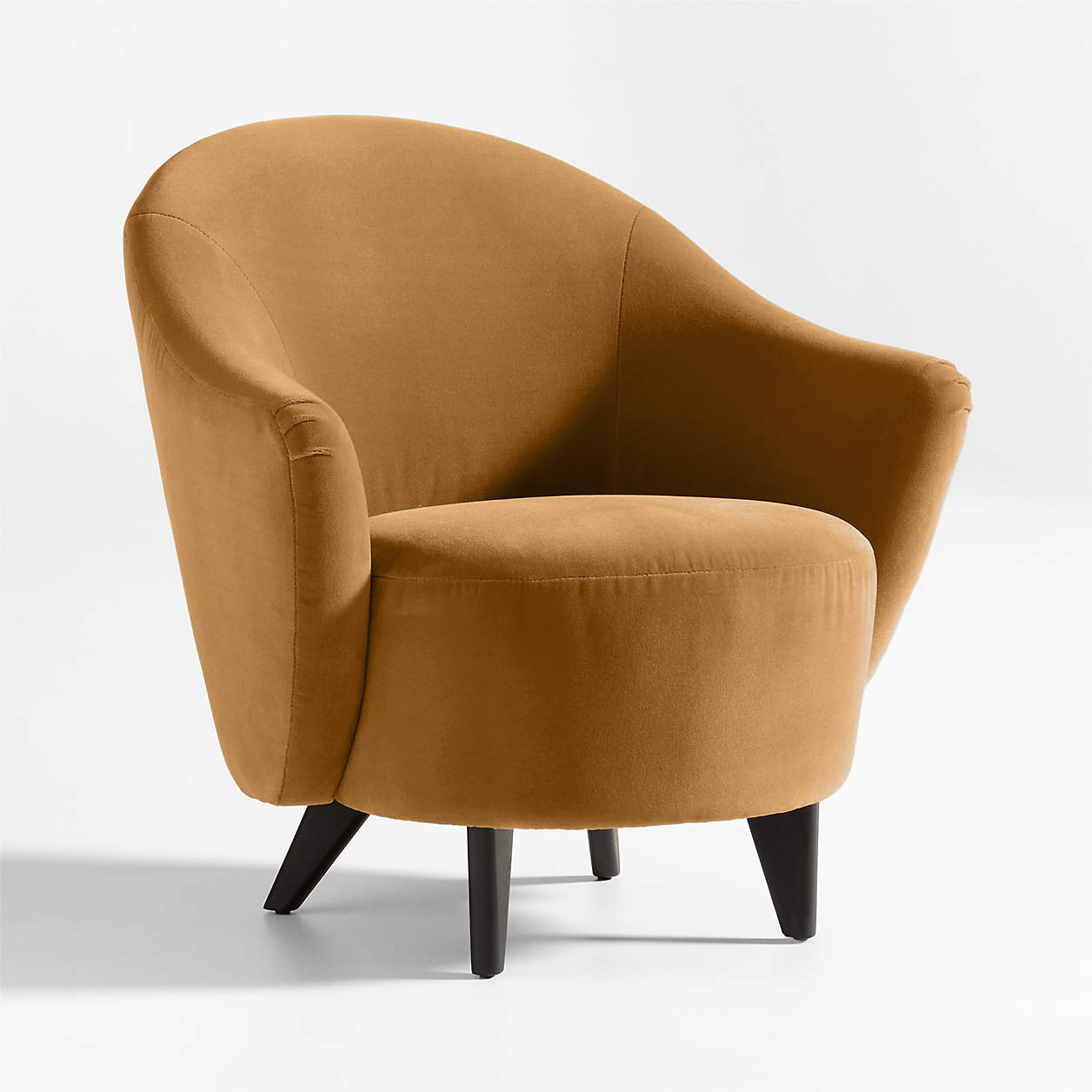 Sensorio Swoop Arm Velvet Accent Chair by Athena Calderone + Reviews ...