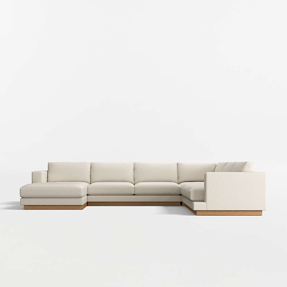 Tidal 4-Piece L-Shaped Sectional Sofa with Left-Arm Chaise + Reviews ...