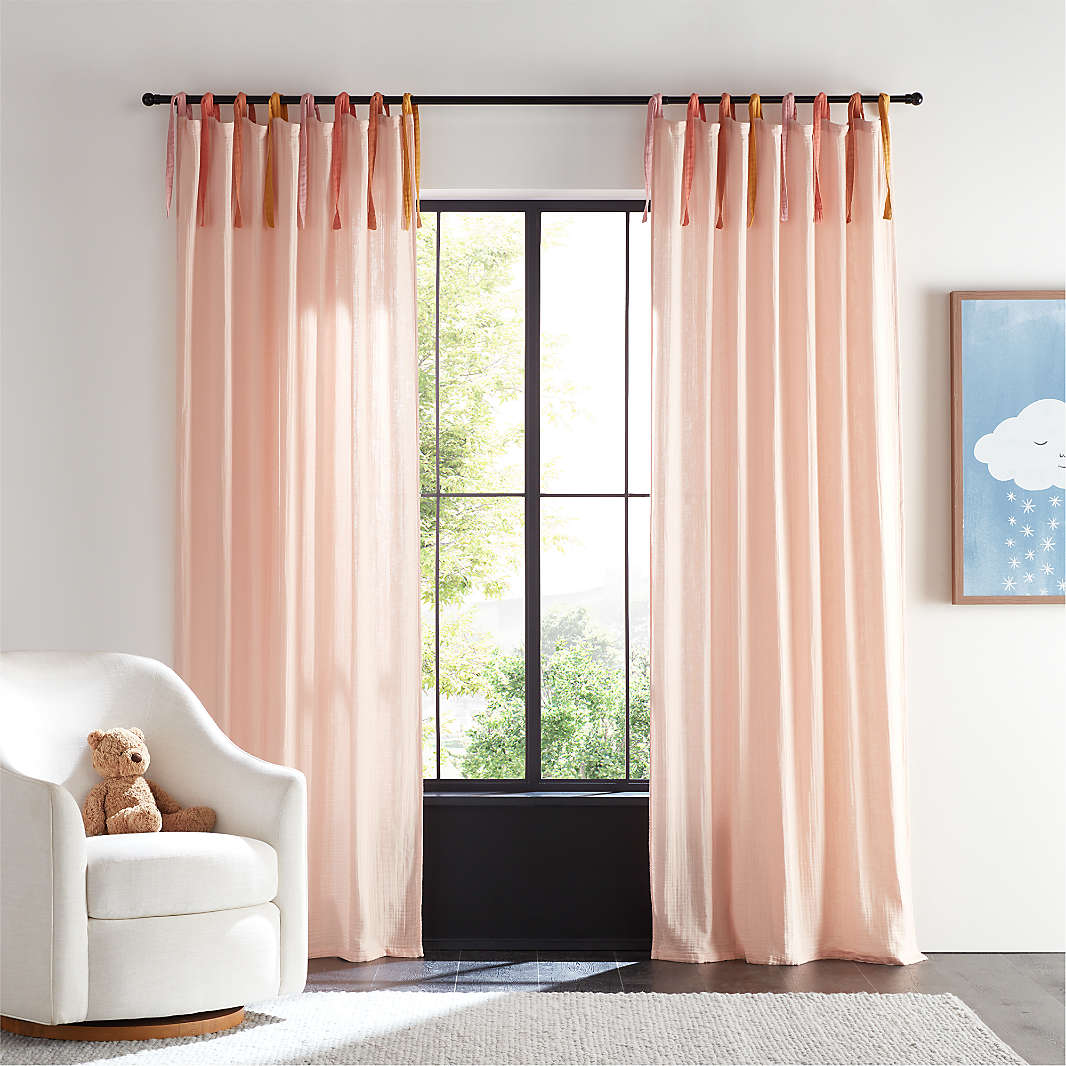Pink Curtains | Crate & Barrel