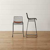 Tig Metal Counter Stool + Reviews | Crate & Barrel