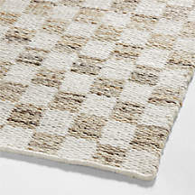 Toulouse Pet-Friendly Performance Checkered Warm Tan Area Rug 6'x9 ...