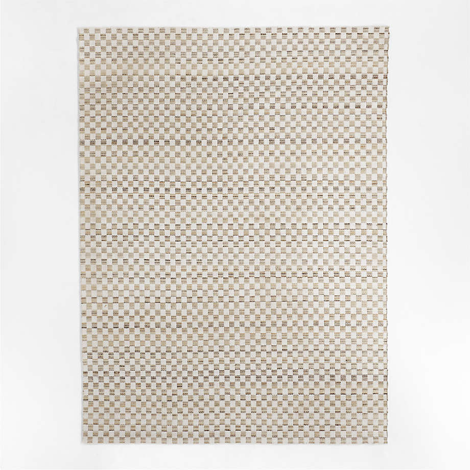 Toulouse Pet-Friendly Performance Checkered Warm Tan Area Rug 8'x10 ...