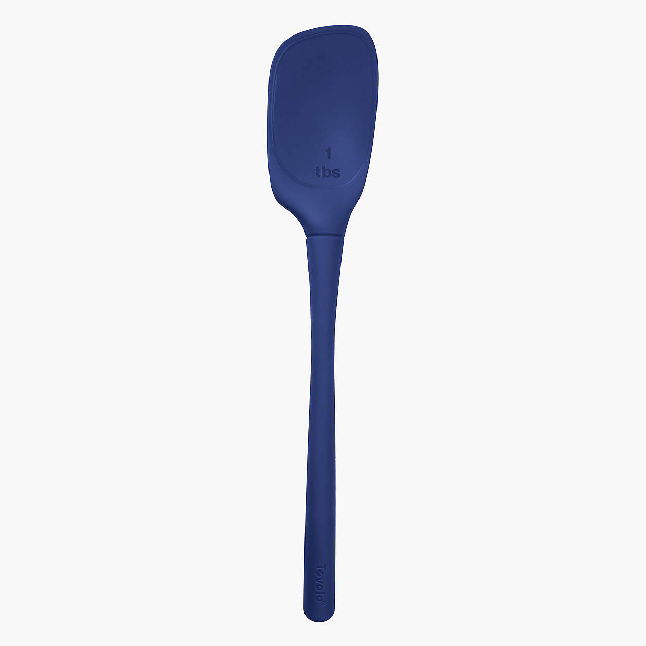 Tovolo Flex-Core Deep Indigo Silicone Deep Spoon + Reviews | Crate & Barrel