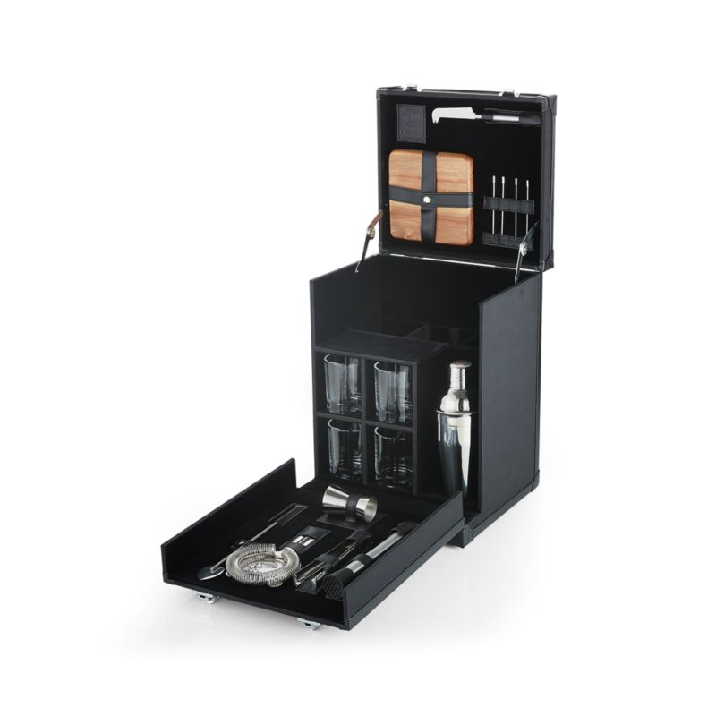 Black Travel Bar + Reviews | Crate & Barrel