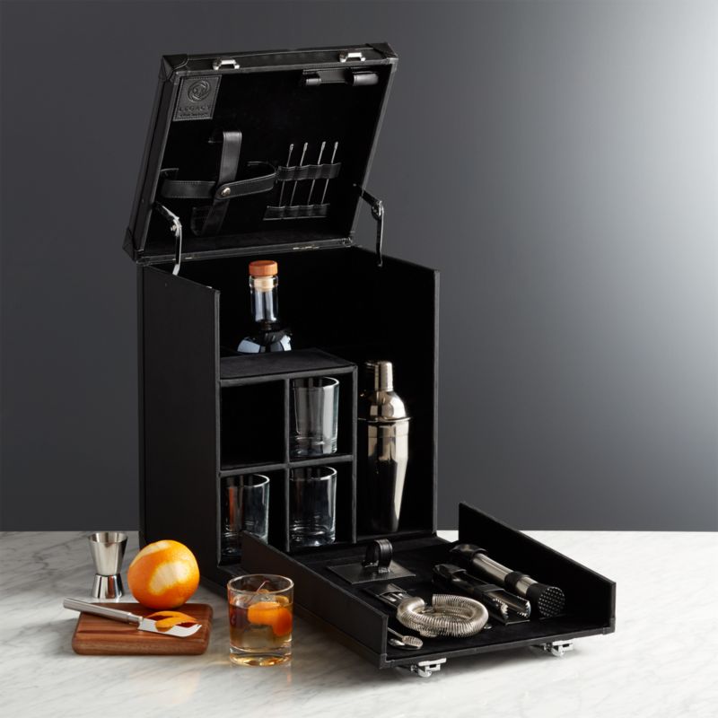 Black Travel Bar | Crate & Barrel