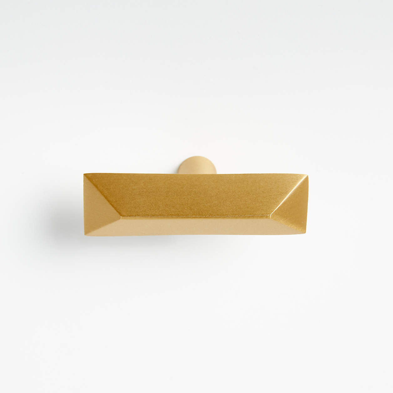 Triangle Brass Knob + Reviews | Crate & Barrel