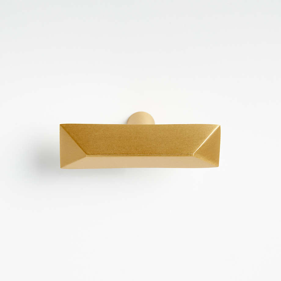 Triangle Brass Knob + Reviews | Crate & Barrel