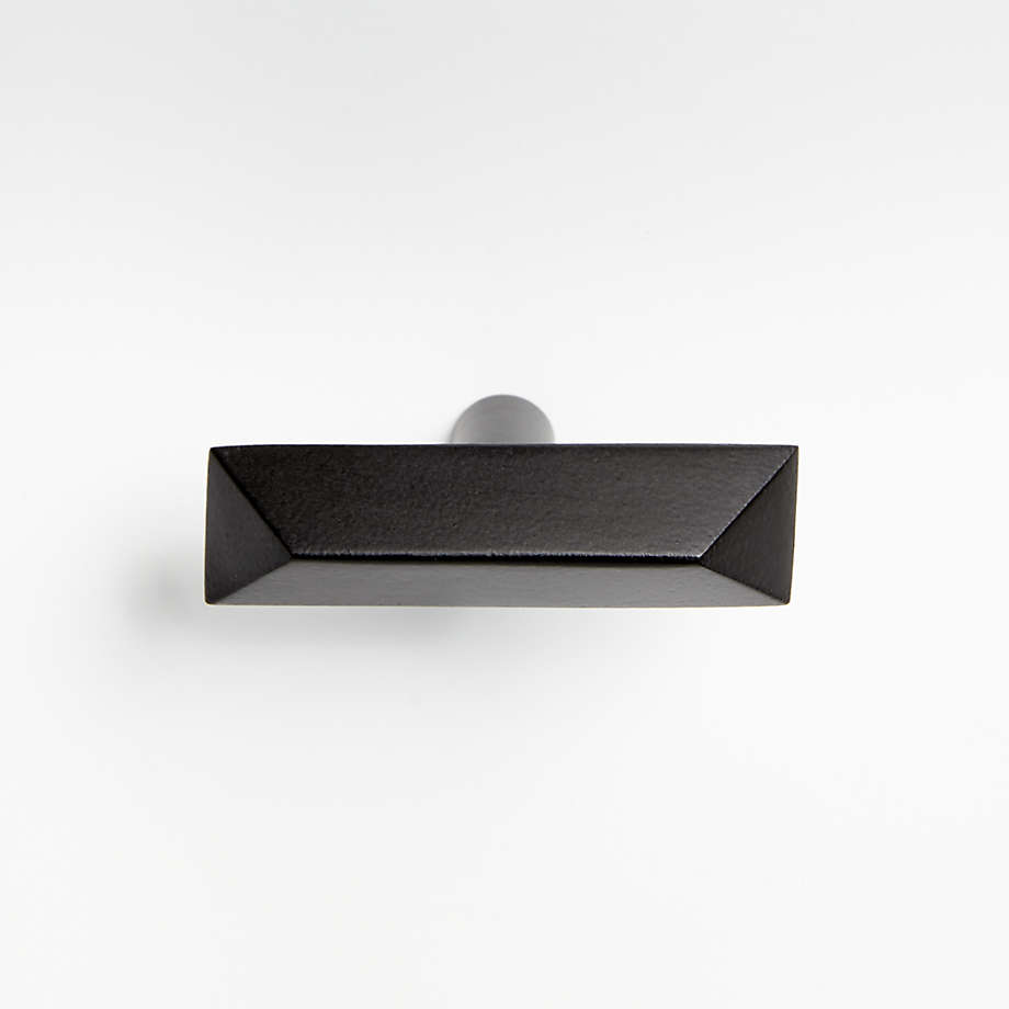 Matte Black Triangle Knob + Reviews | Crate & Barrel Canada