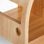 Wood 4-Shelf Truck-Shaped Kids Bookcase with Open Storage | Crate & Kids