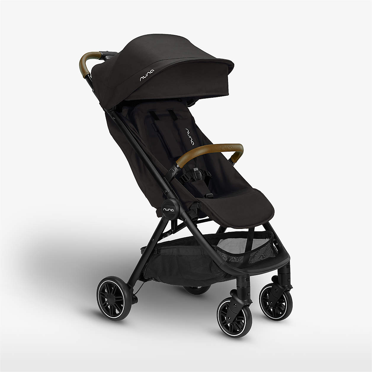 Nuna trvl Black Compact Lightweight Travel Baby Stroller | Crate & Kids