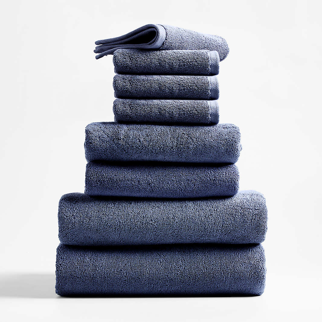 Blue Bath Towels | Crate & Barrel