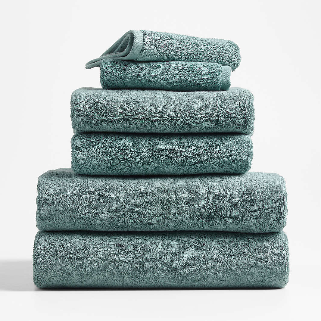 Blue Bath Towels | Crate & Barrel