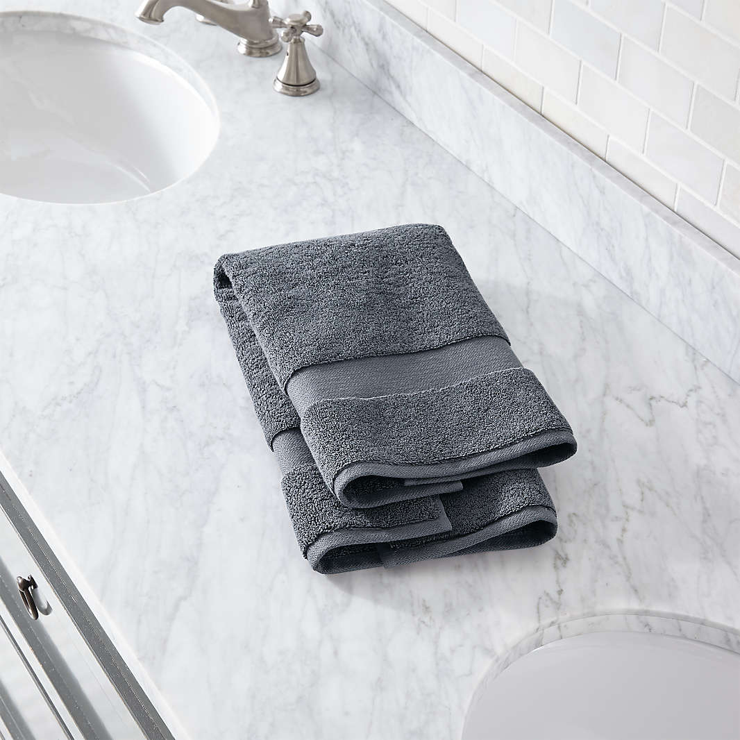 Hand Towels: Bathroom Guest Towels & Hanging Towels | Crate & Barrel
