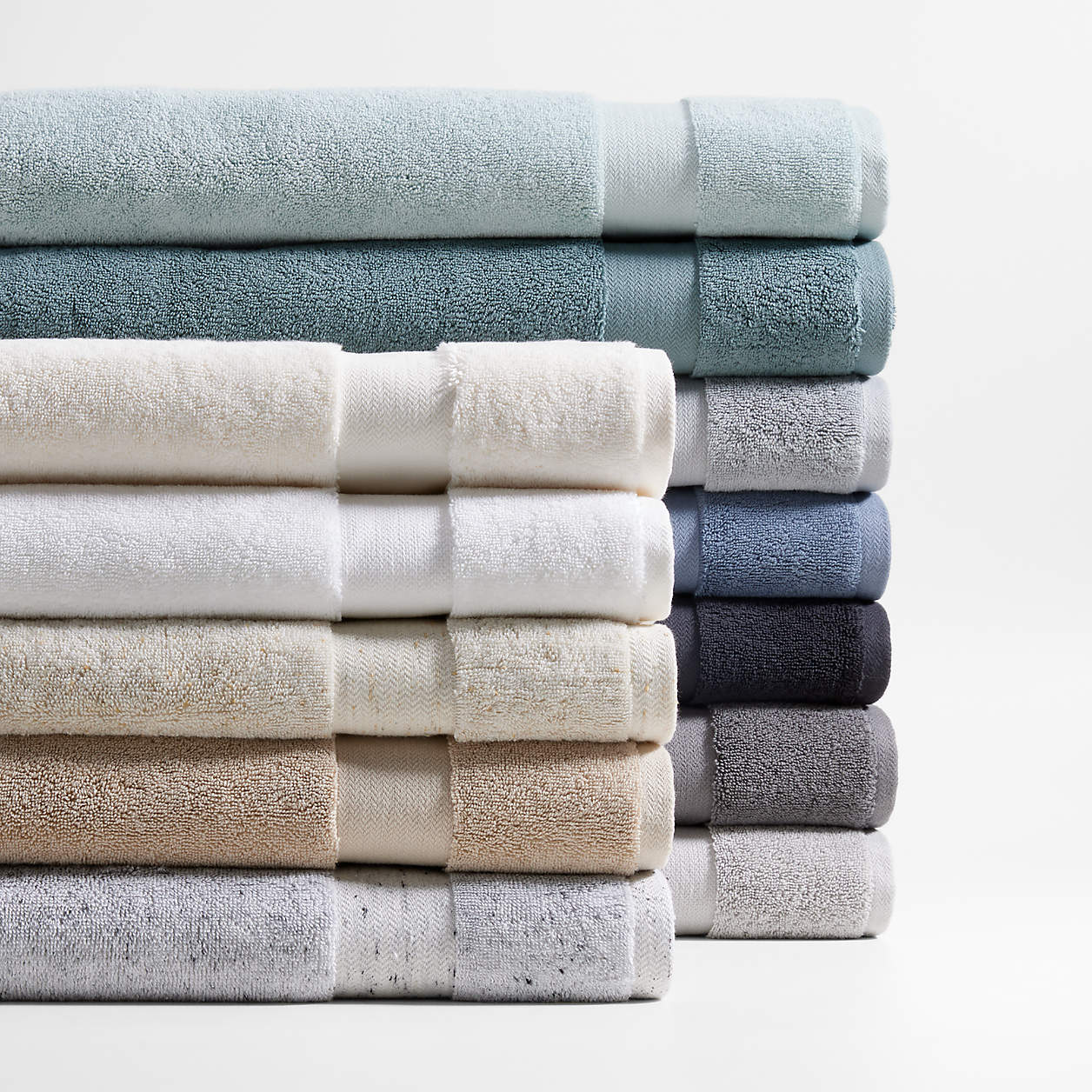Organic Turkish Cotton Bath Towels | Crate & Barrel