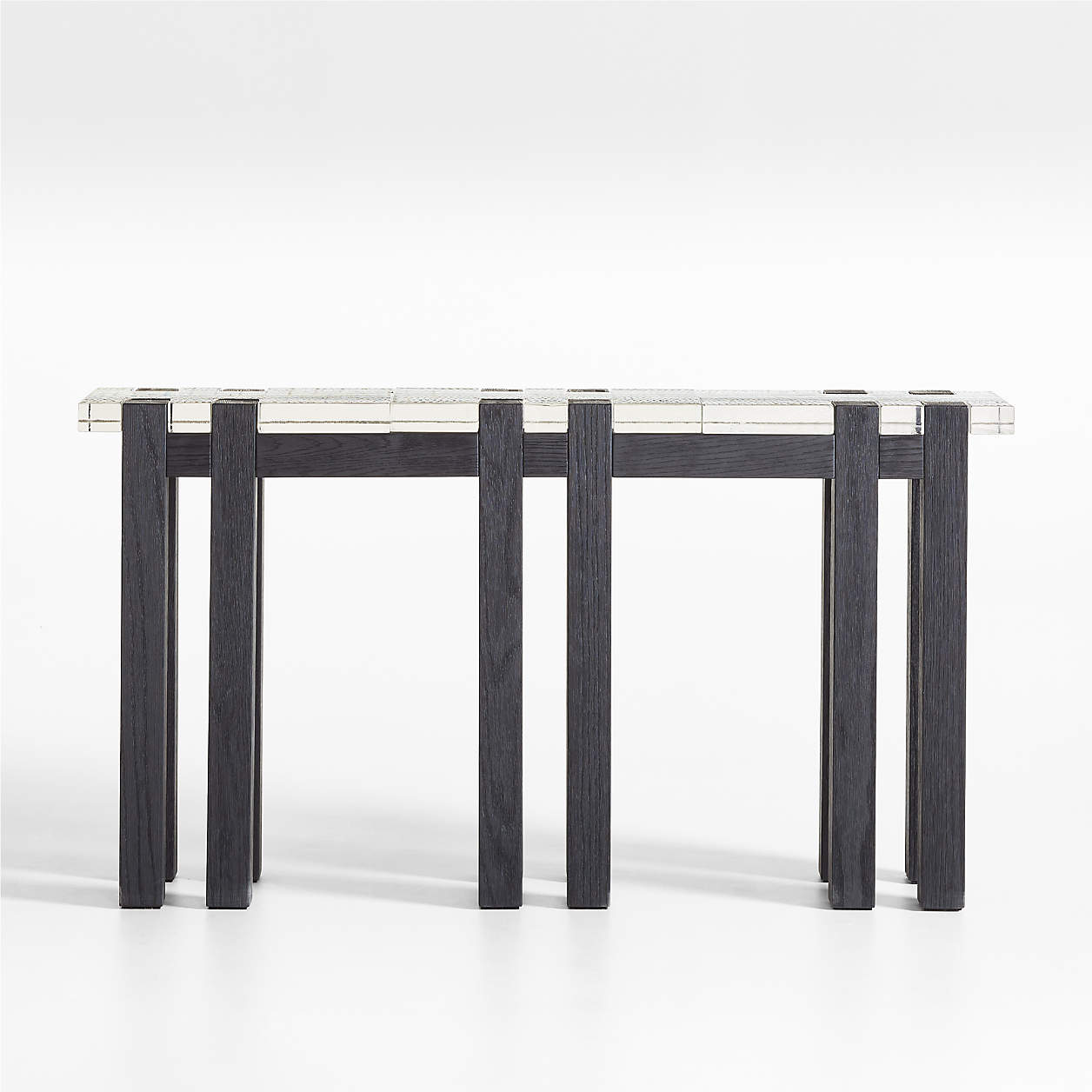 Turmont Glass Console Table + Reviews | Crate & Barrel
