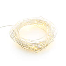 Twinkle Silver 30' Outdoor Patio String Lights + Reviews | Crate & Barrel