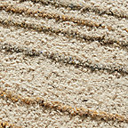 Udaipur Textured Wool Handwoven Brown Grey Area Rug 9'x12' | Crate & Barrel