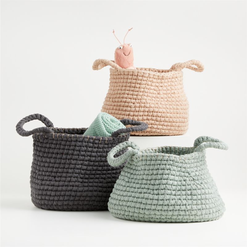 Uma Rust Rope Basket | Crate & Kids Canada