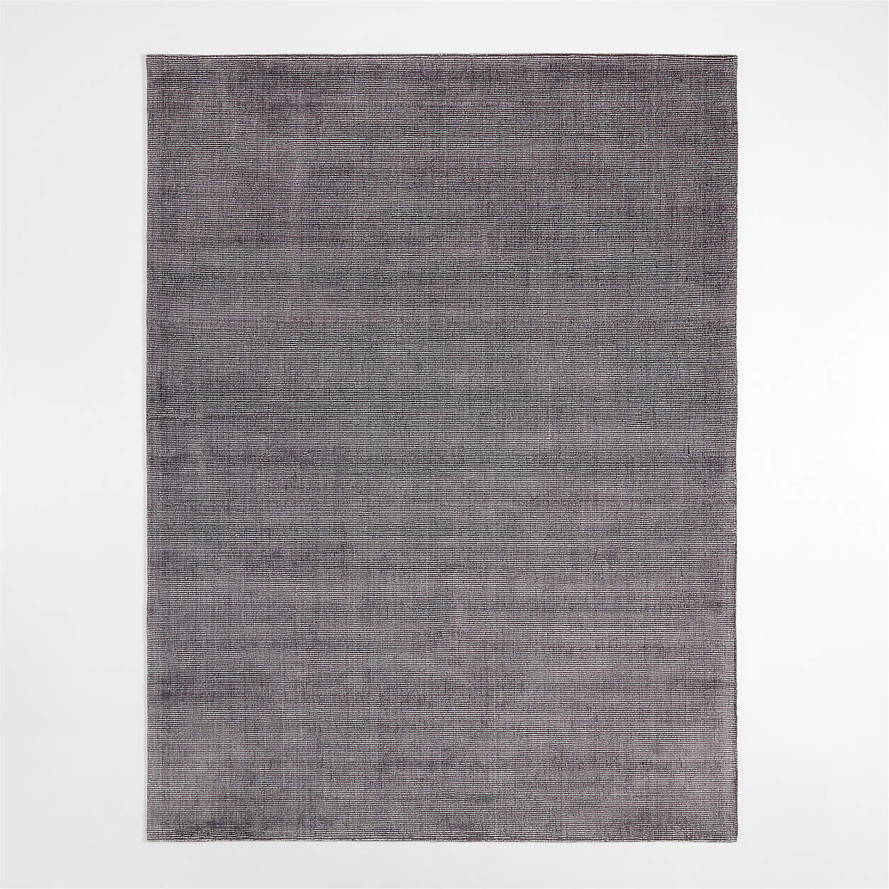 Vaughn Performance Wool-Blend Handwoven Charcoal Grey Area Rug 8'x10 ...