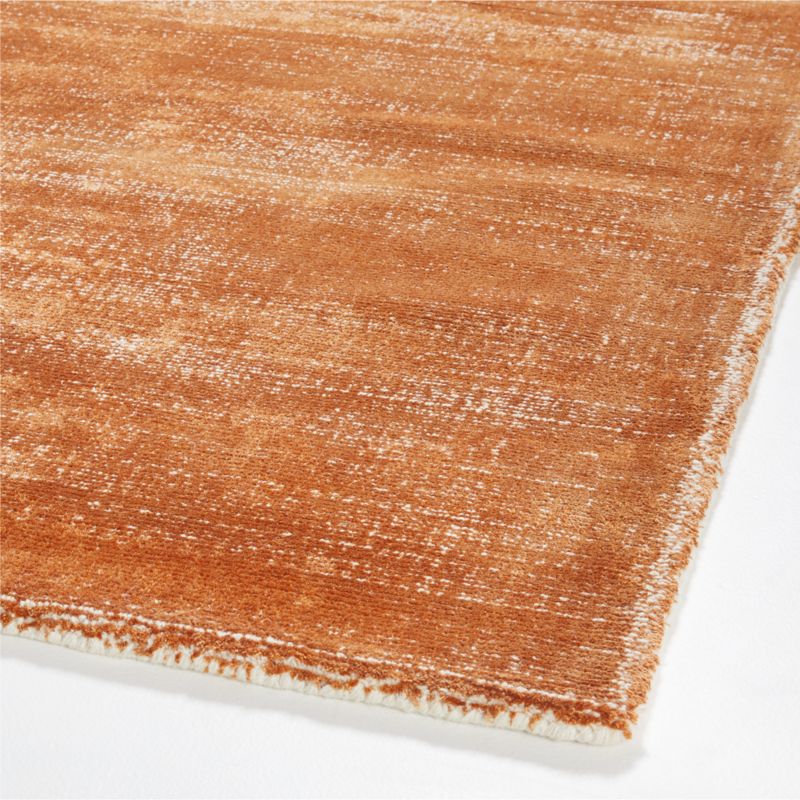 Vaughn 8'x10' Modern Copper Area Rug + Reviews | Crate & Barrel