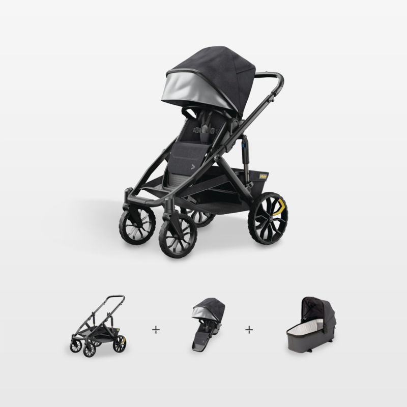 Veer Switch&Roll Stroller Frame, Switchback Seat and Bassinet | Crate ...