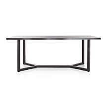 Verge Black Live Edge Dining Tables | Crate & Barrel