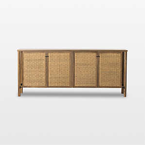 Crate barrel credenza store