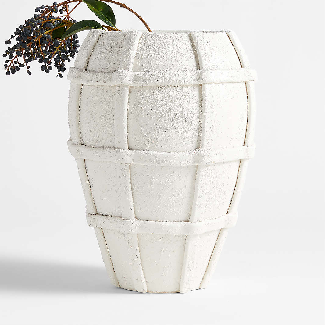 White Vases & Cream White Vases for Botanicals | Crate & Barrel