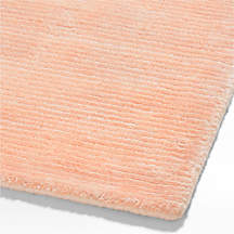 Viscose Double Striped Light Pink Kids Area Rug 5x8 + Reviews | Crate ...