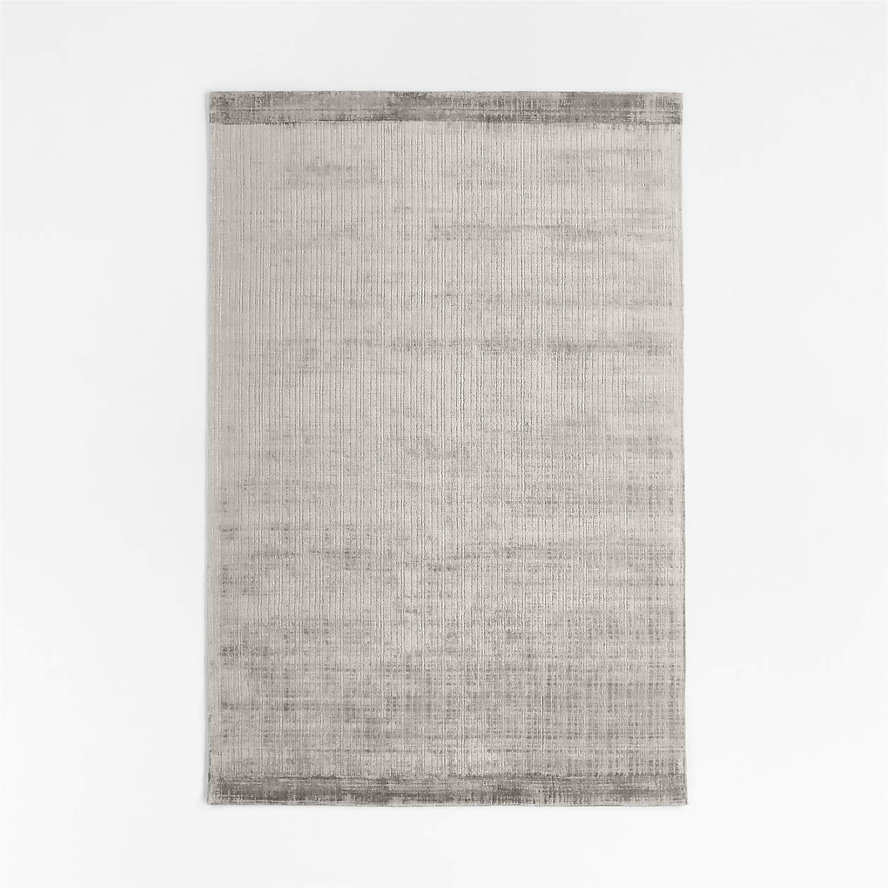 Viscose Grid Light Grey Kids Area Rug 8x10 + Reviews | Crate & Kids