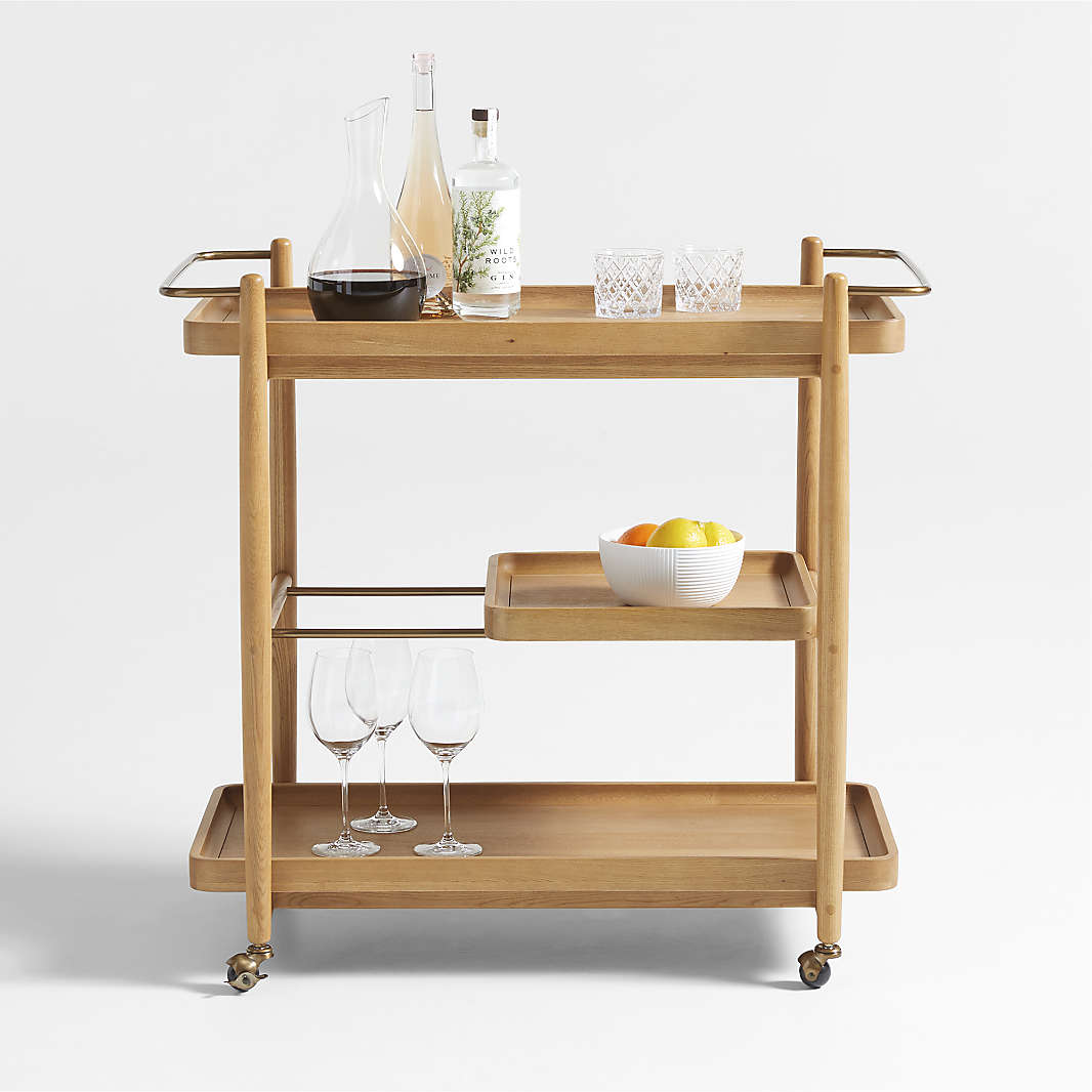Bar Carts and Cabinets: Home Bar Storage | Crate & Barrel Canada