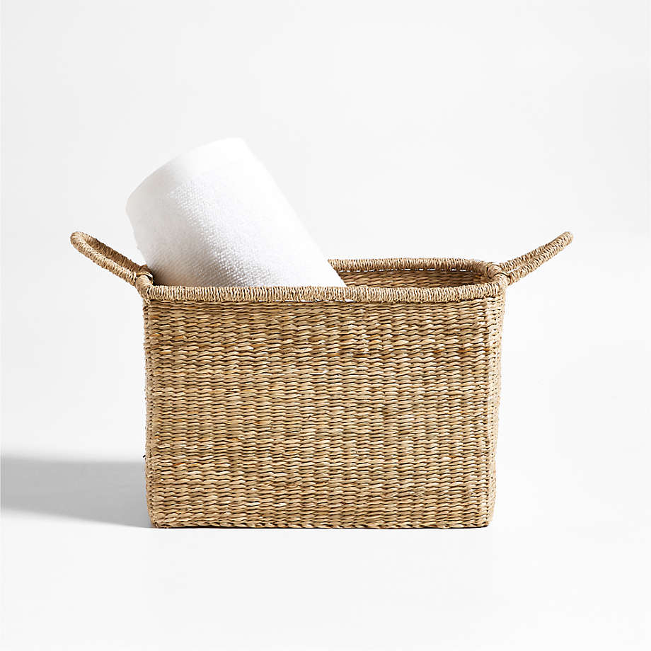 Vonne Medium Square Decorative Basket | Crate & Barrel