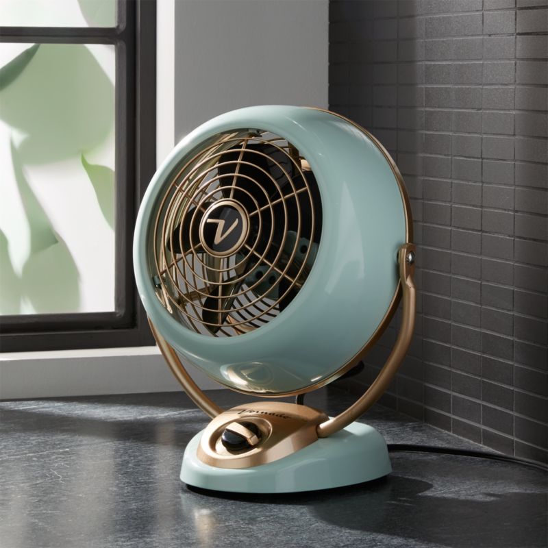 Vornado Seafoam VFAN Alchemy Fan + Reviews | Crate & Barrel